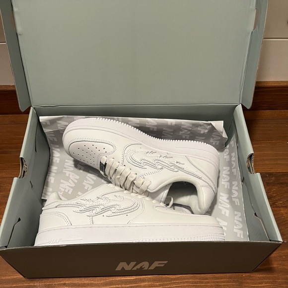 Nike | Shoes | Mens White Nike Air Force Ones Af Naf Sneaker Shoes ...